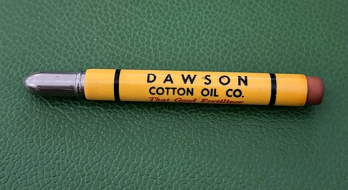 1940s Dawson GA Georgia COTTON OIL GIN Antique BULLET Advertising AD ...