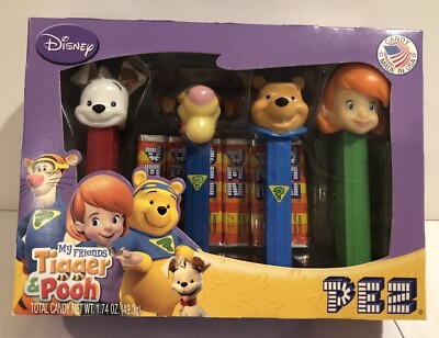 Disney My Friends Tigger & Pooh-Buster, Darby Boxed PEZ Set Winnie The ...