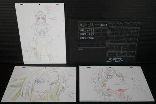 Fate/Extra Last Encore 1 Mini Genga Paper Set (Envelope Damage) - JAPAN ...