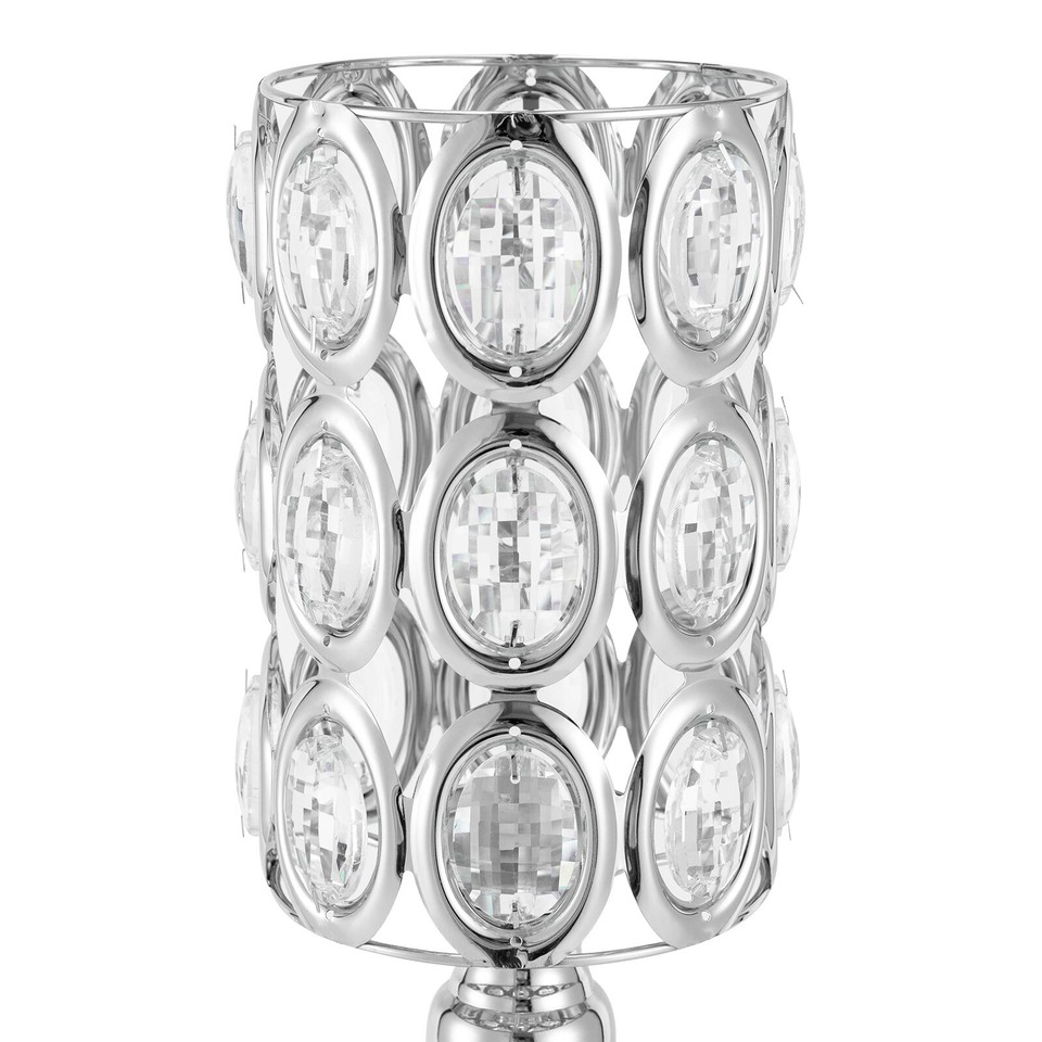 10Pcs Metal Wedding Table Centerpieces Crystal Flower Vase Stand Party ...