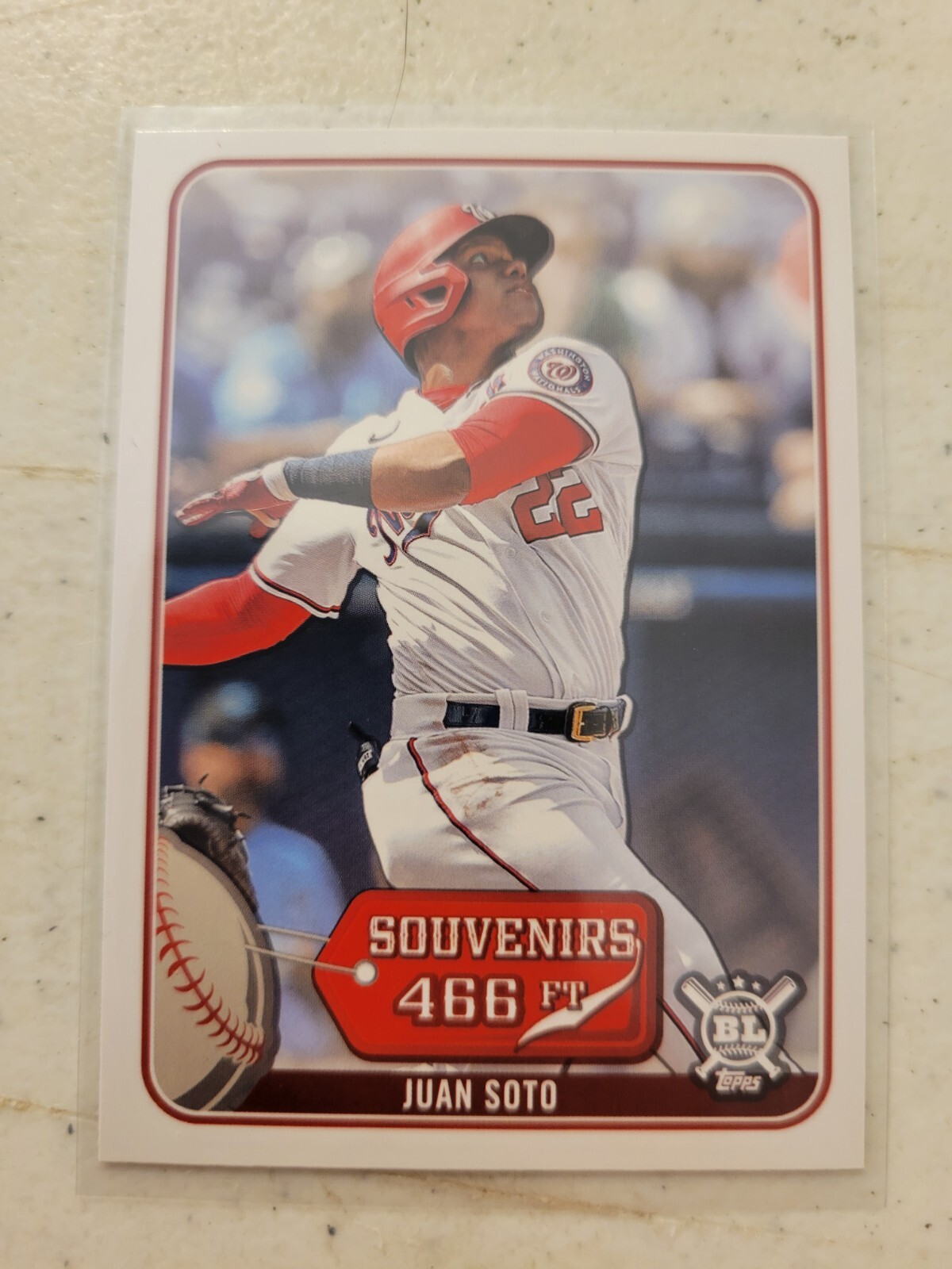 2021 Topps Big League Souvenirs Juan Soto Card #SO-28 - Washington ...