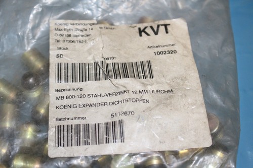 KVT König Expander Dichtstopfen MB850 MB800 Verschlussstopfen 9 10 12 ...