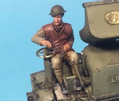 Resicast 1/35 British Rail Tractor Driver Simplex 20HP WWI [Resin ...