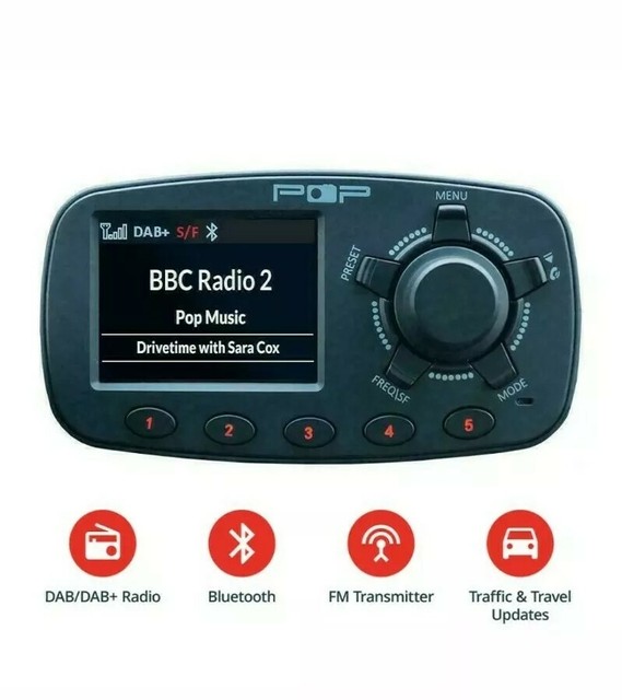 POP yourCAR 3.0 Dab Adapter - Black for sale online | eBay