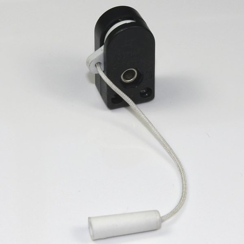 Black Mini Pull SWITCH table lamp replacement swing side action 2amp ...