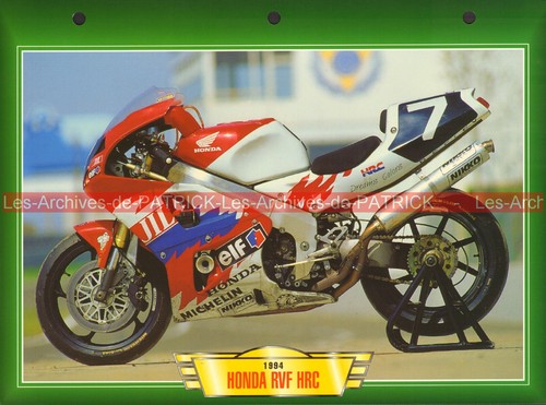 HONDA RVF 750 HRC RC45 RC 45 1994 : Fiche Moto #001155 | eBay