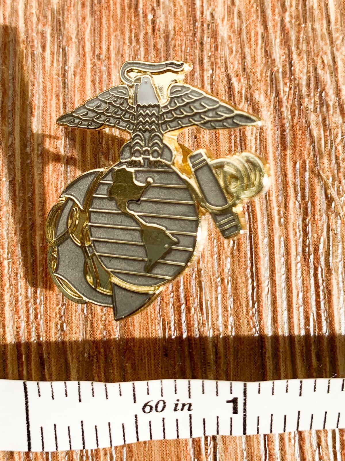 Brass Military PIN United States MARINE CORPS Tie Tac Lapel NEW Marines ...