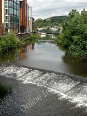 Photo 6x4 Weir, River Don, Sheffield Sheffield/SK3587 Viewed from Lady ...