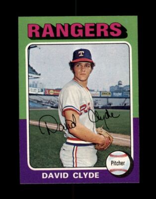 1975 Topps SET BREAK #12 David Clyde | eBay