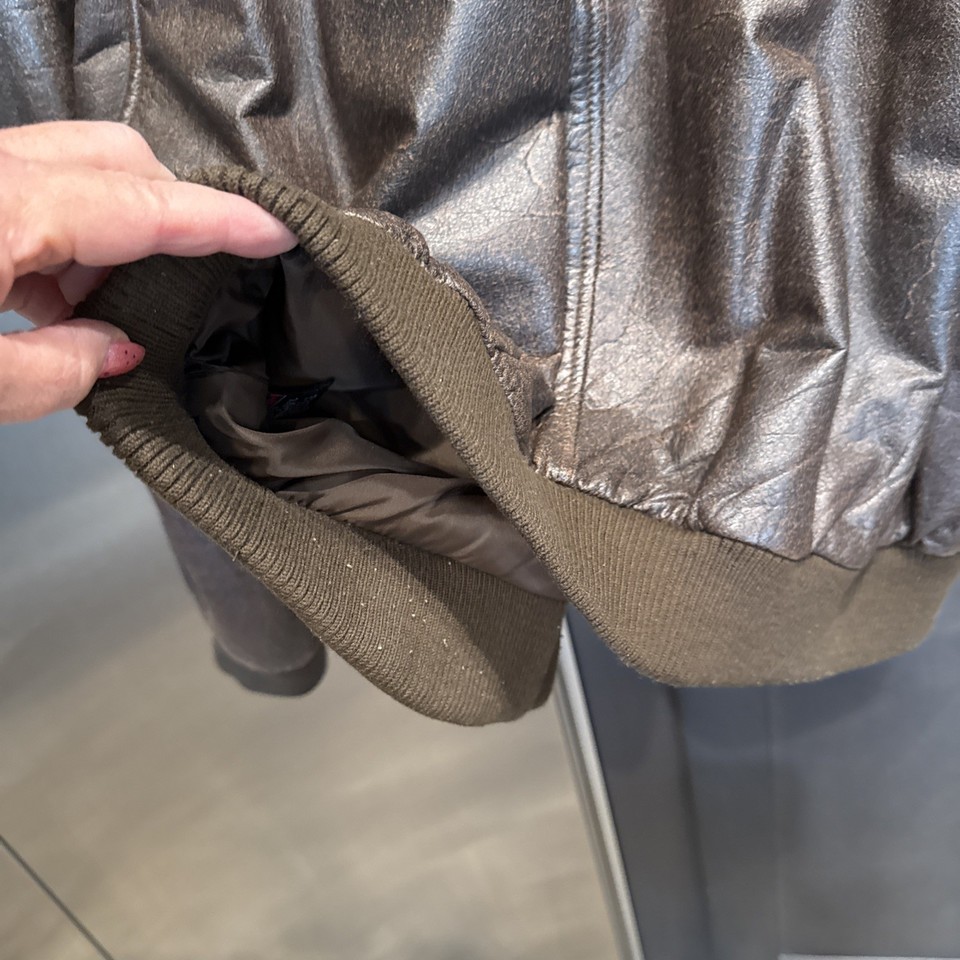 VTG Wilson Adventure Bound Leather Jacket Thinsulate Thermal Insulation ...