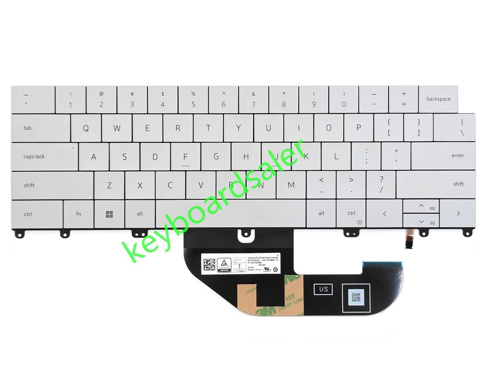New US Backlit backlight white Keyboard For Dell XPS 13 9345 9350 P189G ...