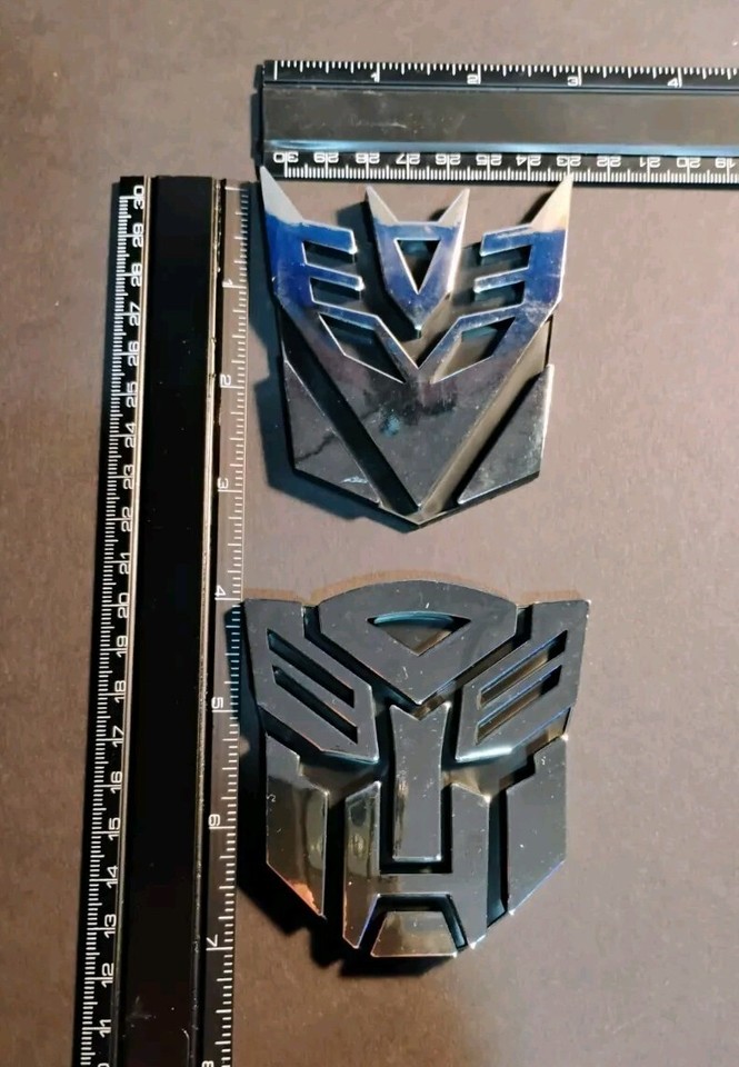 4 X 3x3.5 Inch Transformers Autobot Decepticon Car Emblems Badge Logo ...