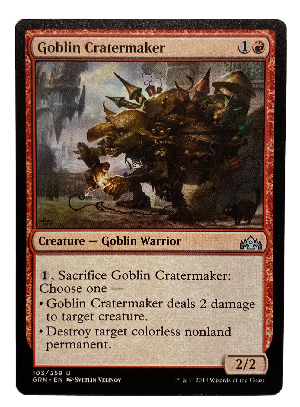 GOBLIN CRATERMAKER GUILDS OF RAVNICA MTG RED CREATURE UNCOMMON - NM | eBay