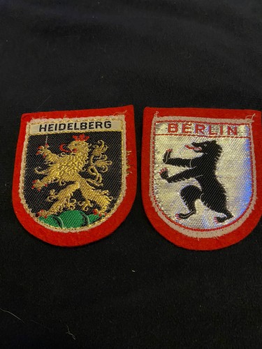 VTG HEIDELBERG & BERLIN Germany Sew On Felt Patches | eBay