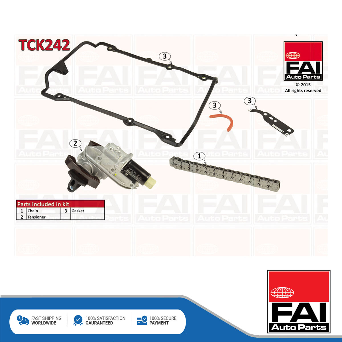 Fits Audi A4 A6 A8 2.4 2.7 2.8 Timing Chain Kit FAI #1 058109217A ...