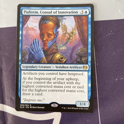 MTG ~ Padeem, Consul of Innovation ~ Kaladesh ~ Rare #59/264 | eBay
