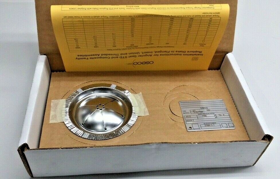 Oseco 37184-1 Rupture Disc Sensor 2" CO 25psig @ 72F 316/TEF | eBay