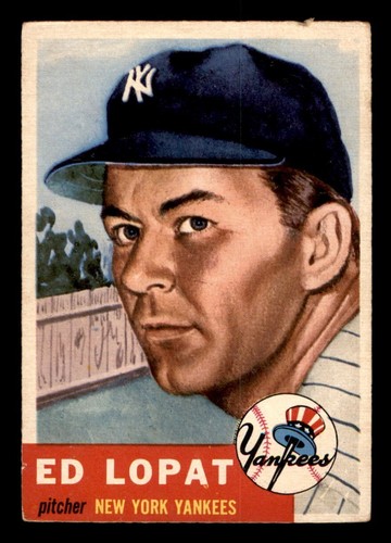 1953 Topps Baseball #87 Ed Lopat VG/EX *i1 | eBay