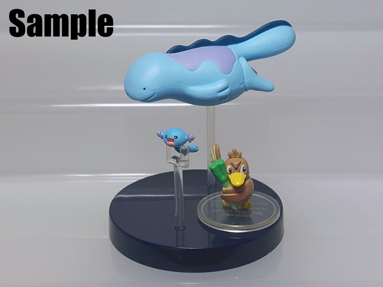 Quagsire Wooper Farfetch'd Pokemon Zukan 1/40 Scale Figure Tomy 2008 ...