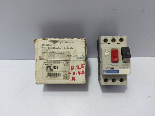 Telemecanique GV2M03 Motor Circuit Breaker GV2 M03 | eBay Australia