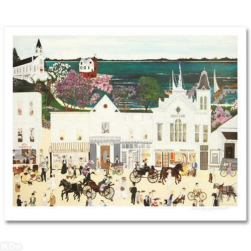 Deneille Spooth Moes "Samewhere In Time" LED Lithograph H/Sign. COA ...