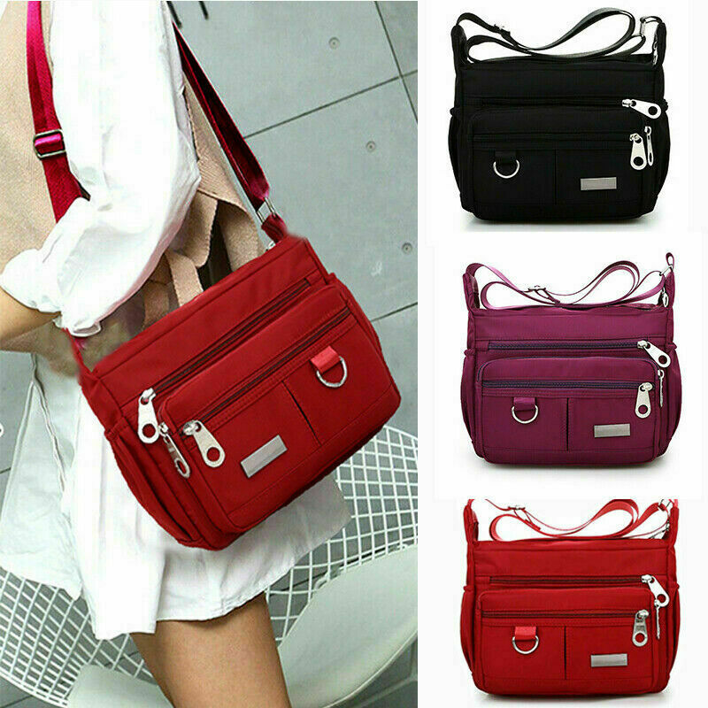 Ladies Messenger Cross Body Bag Women Shoulder Over Holiday Travel ...