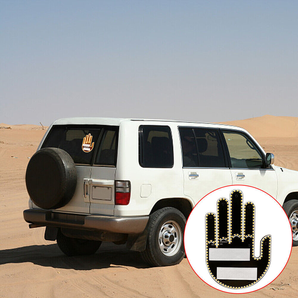 Funny Car Middle Finger Gesture Light with Remote UK | eBay UK