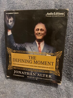 Shelf199 Audiobook~ The defining moment – Jonathan alter – unabridged – 10 CDs | eBay