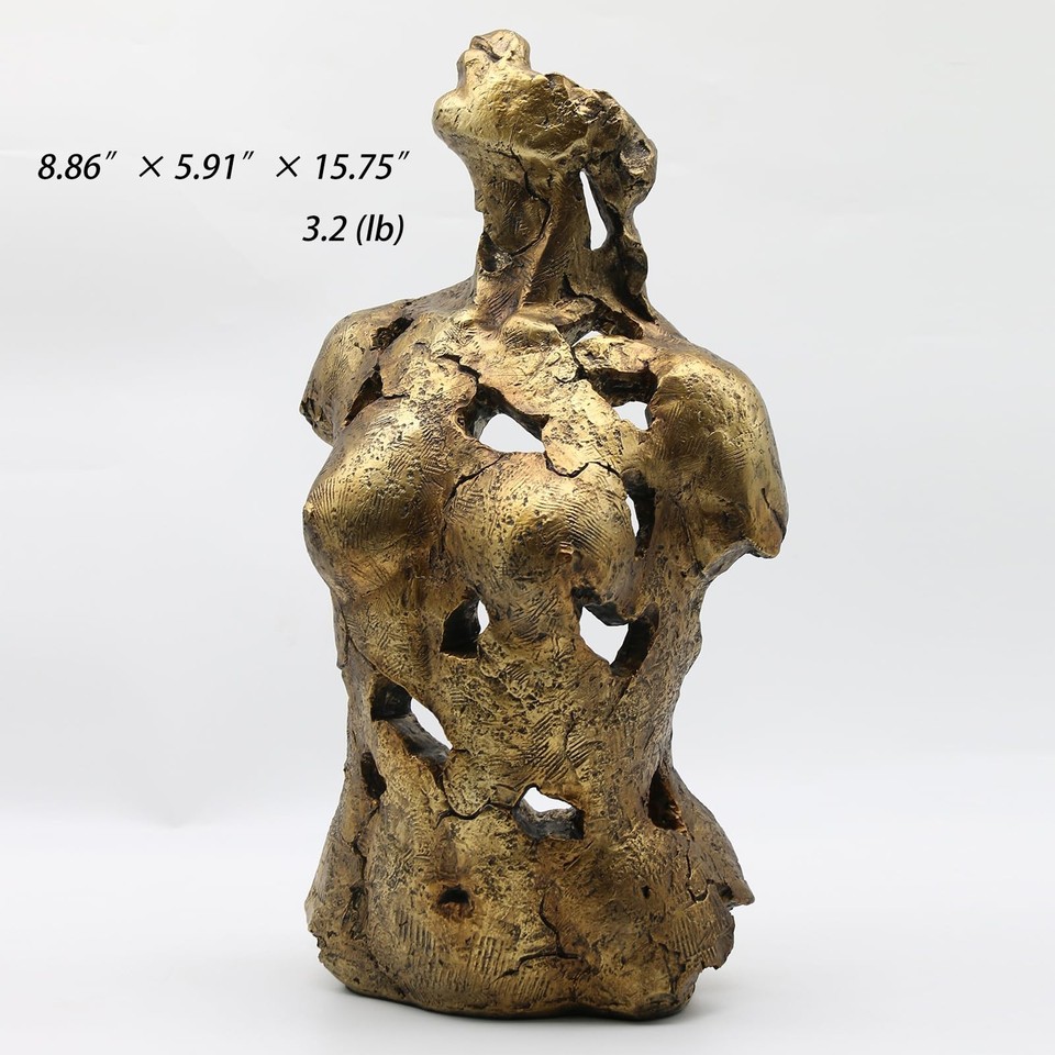 Abstract Female Bust Statue and Sculpture, Lady Figurine Art Decor ...