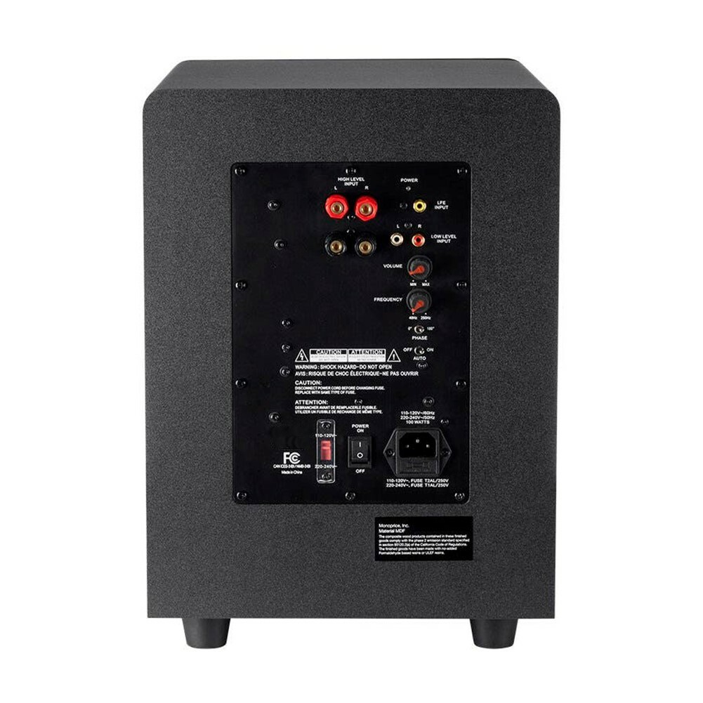 Home Theater Subwoofer Back