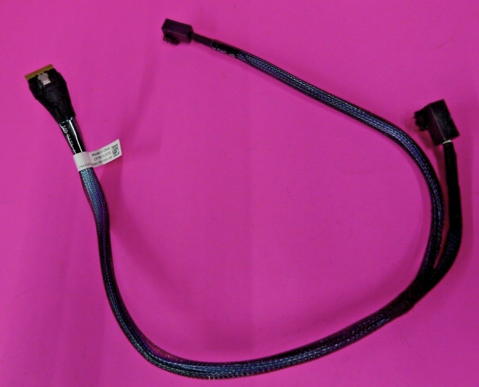 0CXT43 FOR DELL PowerEdge R740 R740XD SAS Dual-Port Data Cable Dual ...