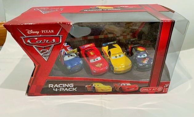 Disney Pixar Cars 2 Target Exclusive Racing 4 pack- imperfect packaging ...