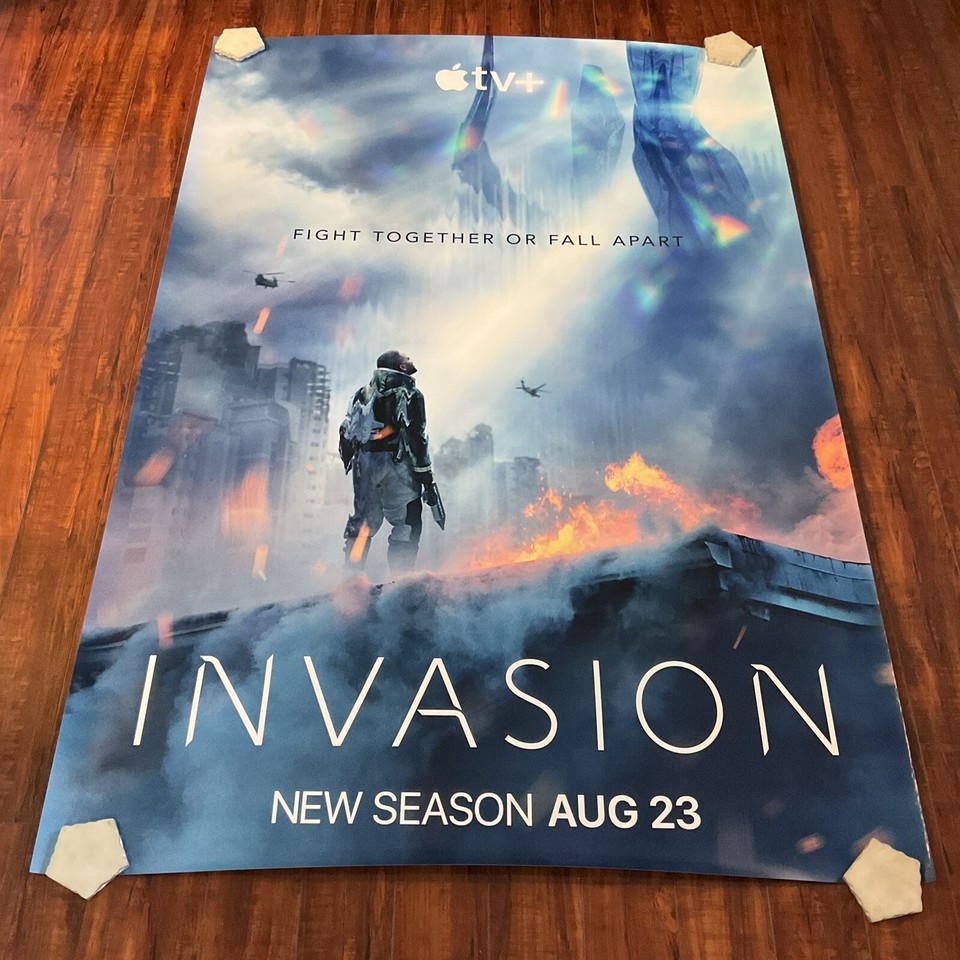 INVASION Apple TV+ Original Series Bus Stop Original Movie Poster ...