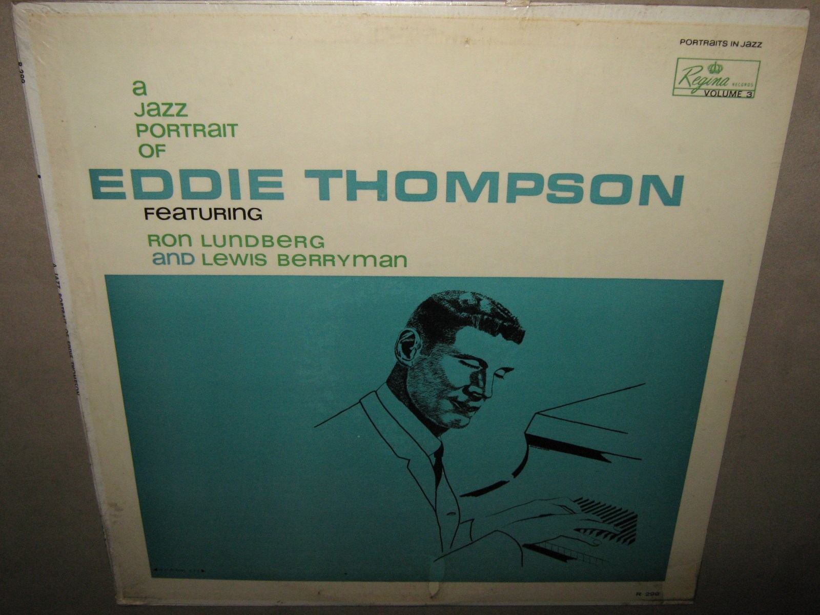 EDDIE THOMPSON a Jazz Portrait of feat. Ron Lundberg Lewis Berryman ...