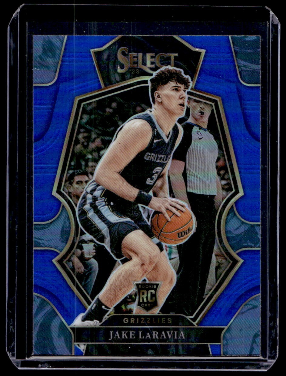 2022-23 Panini Select Retail Jake LaRavia Blue Prizm Premier Level RC #175 | eBay