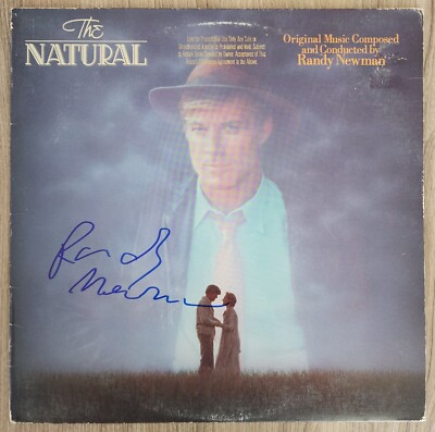 Randy Newman Signed The Natural Soundtrack Vinyl Record Composer Rock ...