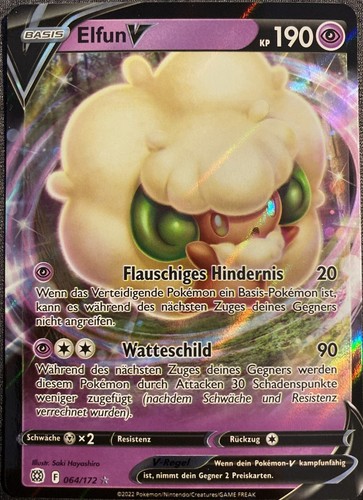 Pokemon Elfun V | Deutsch 064/172 Strahlende Sterne | Near Mint | eBay.de