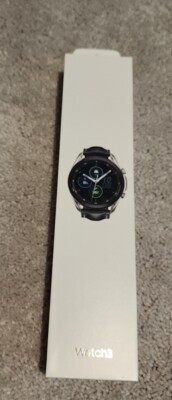 Samsung Galaxy Watch3 SM-R845 45mm Stainless Steel Case with Leather ...