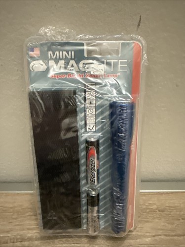Maglite M2A Mini Incandescent 2-Cell AA Flashlight Xenon Lamp 14 Lumens ...