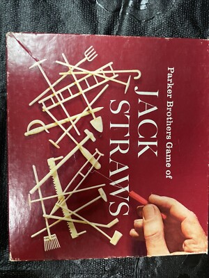 Jack Straws Vintage Parker Brothers Game No. 78 Complete 48 Straws ...