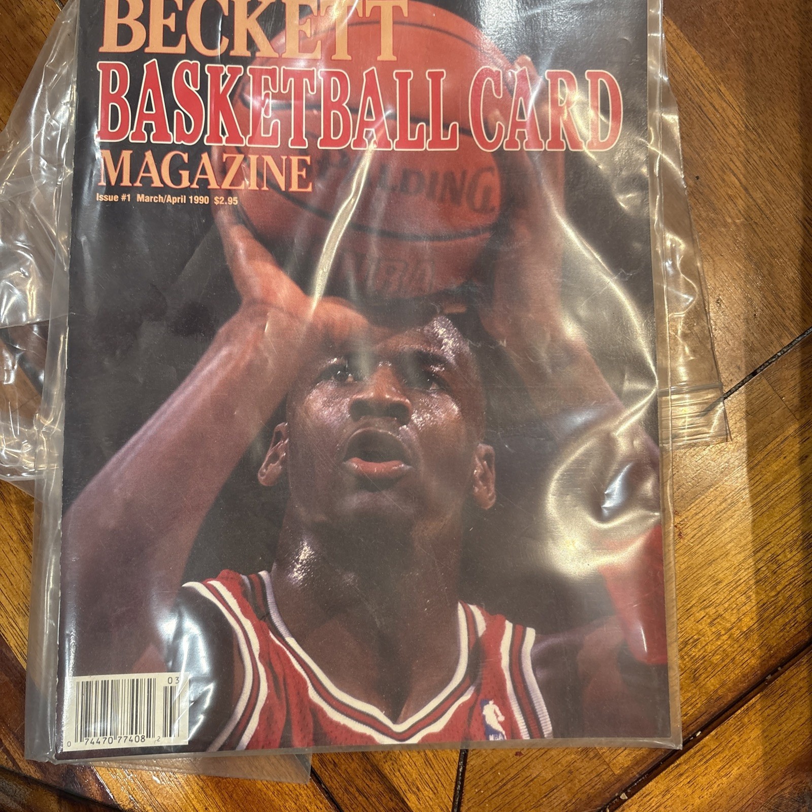 Michael Jordan March/April 1990 Becket Basketball Card magazine ISSUE ...