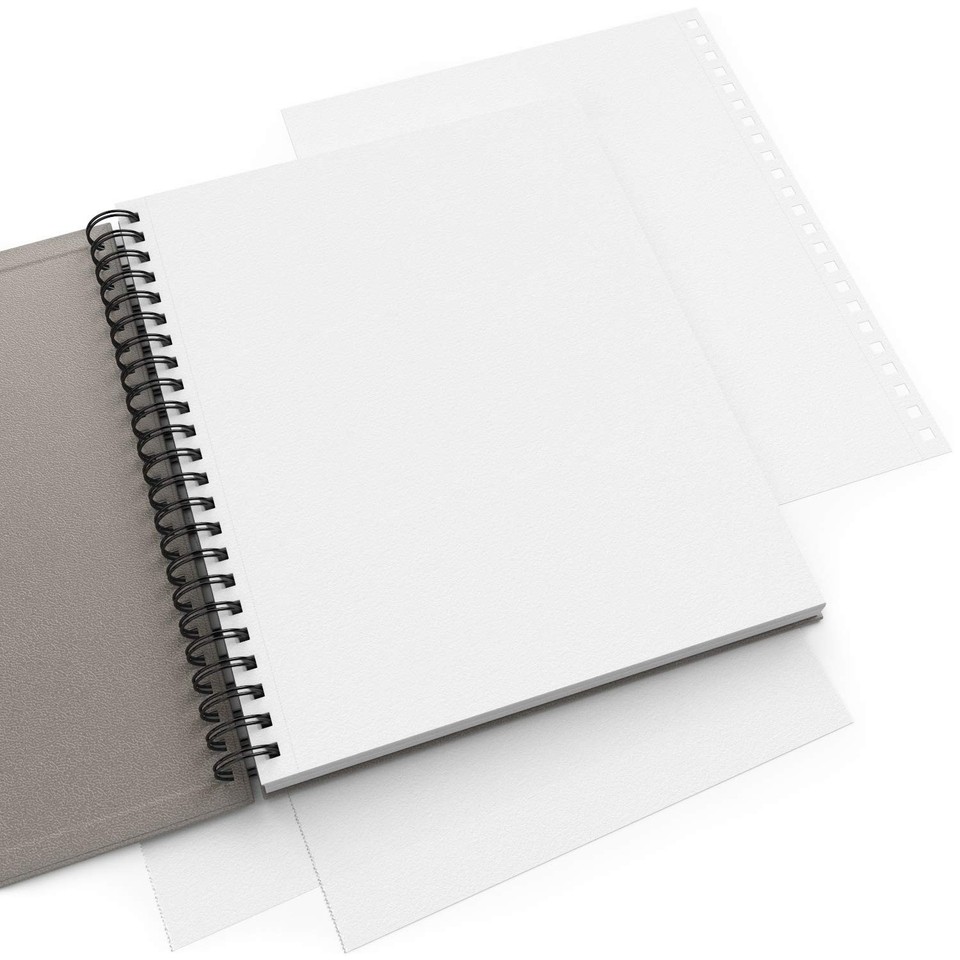 Sketch Book, 9x12-inch Gray Drawing Pad, 100 Sheets, 68 lb 100 GSM ...