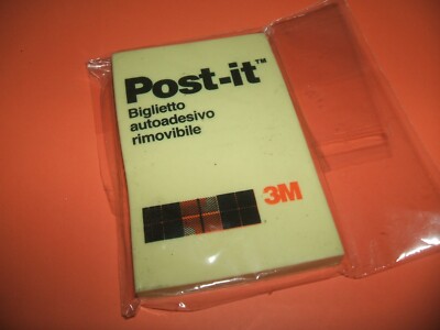 Vintage 1980s Post It Note eraser rubber gomme | eBay