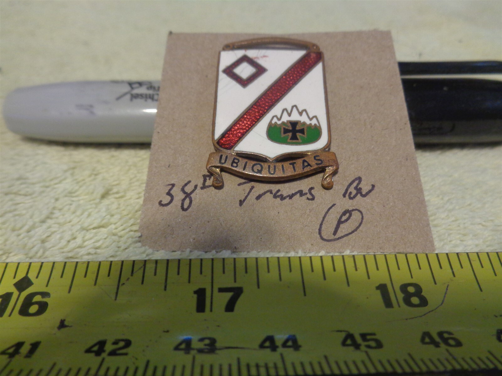 38th Transportation Battalion P Unit Crest, DI, DUI (DRAW#213) | eBay