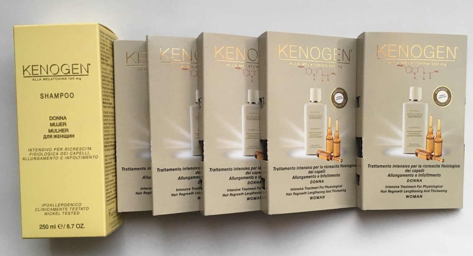 KENOGEN DONNA Shampoo o Lozione RICRESCITA INFOLTIMENTO capelli ...