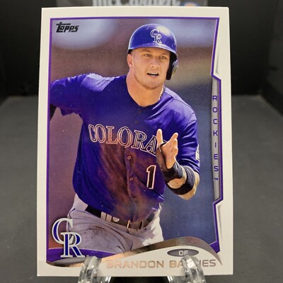 2014 Topps Update Brandon Barnes #US-286 Colorado Rockies | eBay
