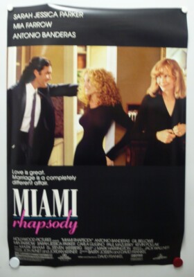 MIAMI RHAPSODY 1995 Sarah Jessica Parker, Antonio Banderas, Mia Farrow ...