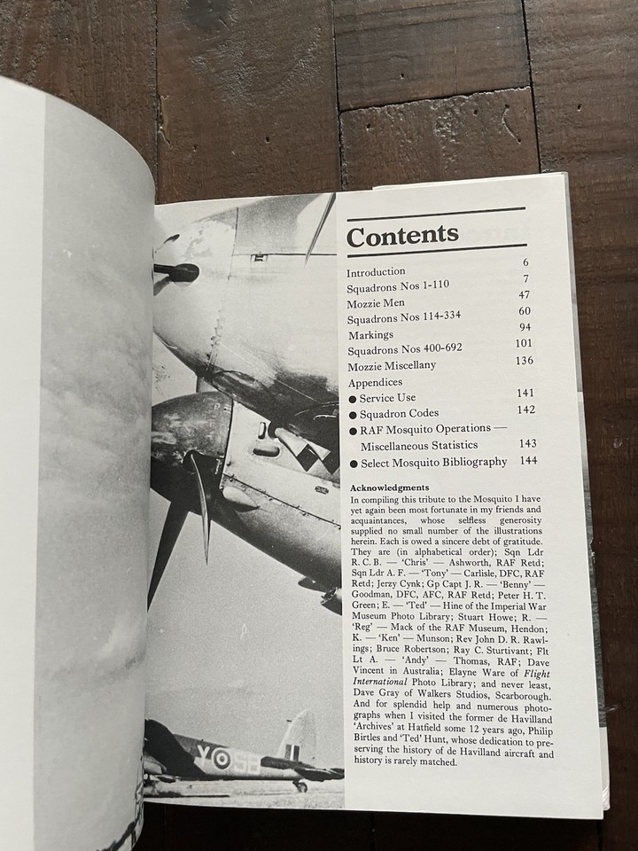 Mosquito Squadrons of the Royal Airforce, HB Chaz Bowyer | eBay UK