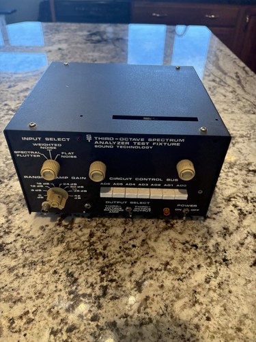 sound technology third octave spectrum analyzer test fixture | eBay