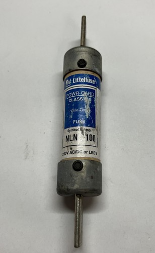 Littlefuse NLN 100 Powr-Gard One Time Fuse Class K5 100A 250V | eBay